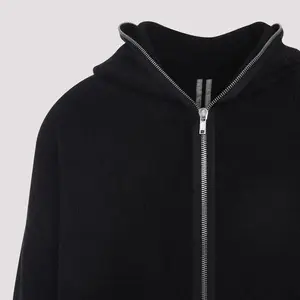 Rick Owens Zip-up Hooded Hoodie