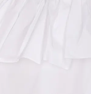 Max Mara Peccati Ruffled Off-shoulder Poplin Top