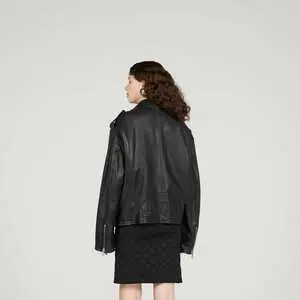 Gucci Leather Biker Jacket