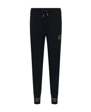 EA7 Logo Sweatpants - Black