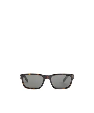 Saint Laurent Rectangular Frame Sunglasses - Gray