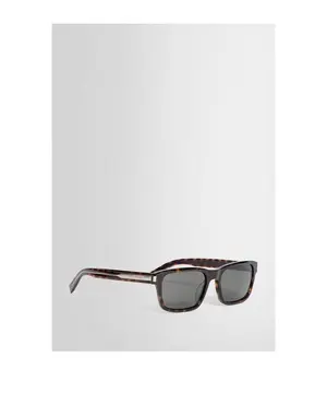 Saint Laurent Rectangular Frame Sunglasses - Gray
