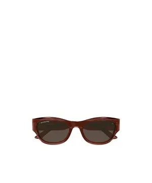 Balenciaga Cat Eye Frame Sunglasses - Brown
