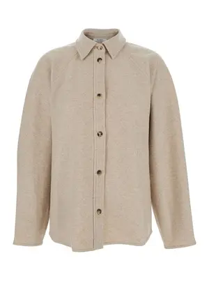 Max Mara Long-sleeved Shirt - Nude