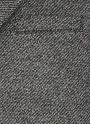 Harris Wharf London Single-breasted Herringbone Coat - Black