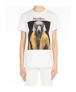 Max Mara Graphic Print Crewneck T-shirt - No