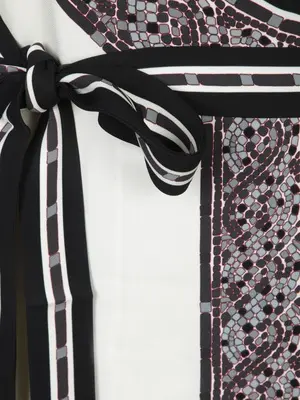 La DoubleJ Cobra Print Wrap Dress