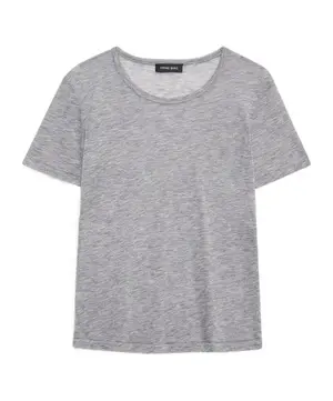 ANINE BING Round Neck Short-sleeve T-shirt - Grey