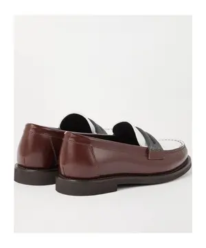 Brunello Cucinelli Round Toe Penny Loafers
