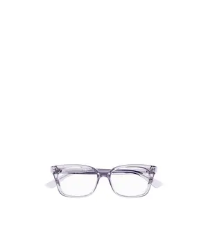 Alexander McQueen Square Frame Eyeglasses - Purple
