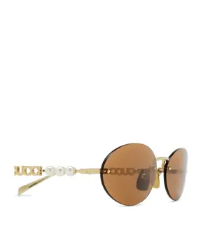 Gucci Oval Frame Sunglasses