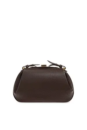 Yuzefi Leather Shoulder Bag - Black