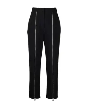 Alexander McQueen Zip Detail High-waisted Trousers