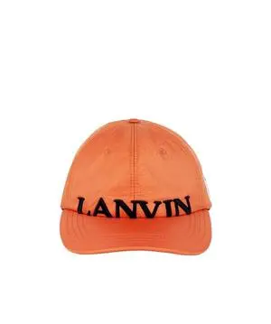 LANVIN Embroidered Logo Baseball Cap - Red