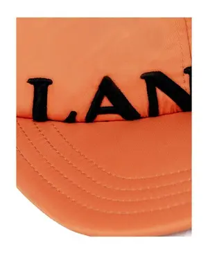 LANVIN Embroidered Logo Baseball Cap - Red