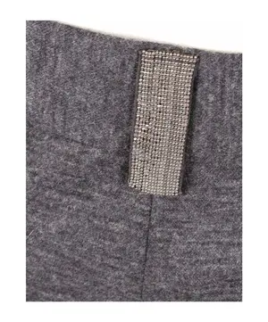 Fabiana Filippi Pleated Straight Leg Trousers - Grey