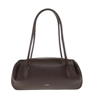 Yuzefi Lettering Shoulder Bag - Black