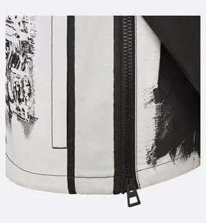 Dior Pullover Anorak With V-neck And Drawstring Hem