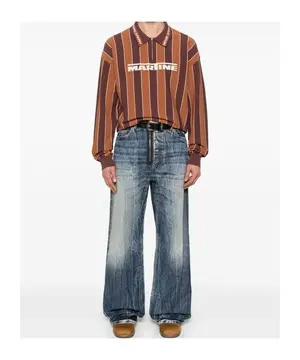 Martine Rose Wide-leg Jeans - Gray