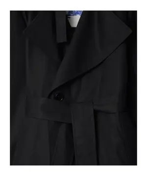 Burberry Double-breasted Belted Jacket With Checked Lining