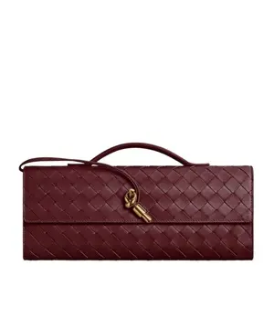 Bottega Veneta Andiamo Clutch Bag - Barolo