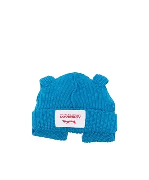 CHARLES JEFFRREY LOVERBOY Charles Jeffrey Loverboy Logo Beanie - Blue
