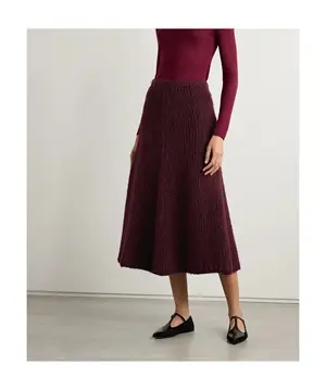 Gabriela Hearst High Waisted Midi Skirt