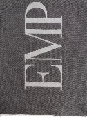 Emporio Armani Two-toned Scarf - Black