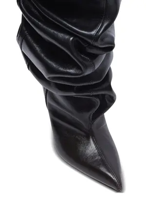 Balmain Wedge Thigh-high Boots