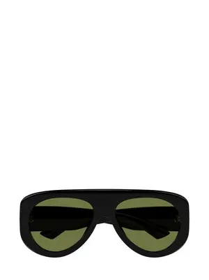 Bottega Veneta Shield Sunglasses - Black