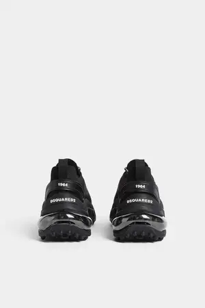 Dsquared2 Textured Lace-up Sneakers - Black