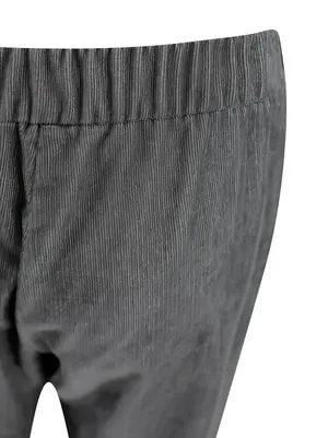 Herno Drawstring Ribbed Trousers - Black