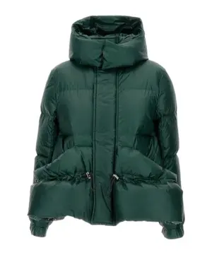 Sacai Hooded Puffer Jacket - Green