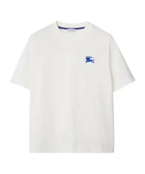 Burberry Embroidered Crewneck T-shirt - White