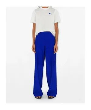 Burberry Embroidered Crewneck T-shirt