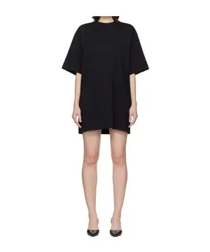 Loulou De Saison Ayaz Oversized T-shirt Dress - Black
