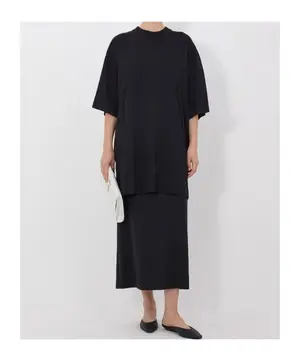 Loulou De Saison Ayaz Oversized T-shirt Dress - Black