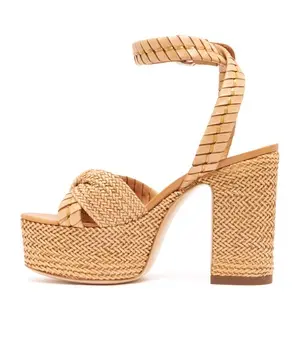 Casadei Interwoven Knot Platform Sandals