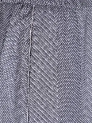 Peserico Herringbone Elasticated-waist Trousers - Gray