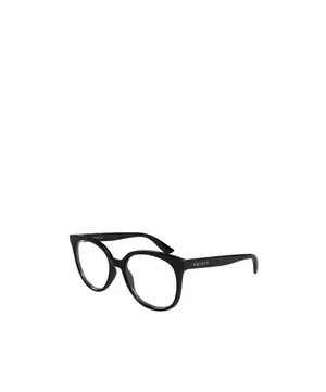 Alexander McQueen Round Frame Glasses - Black