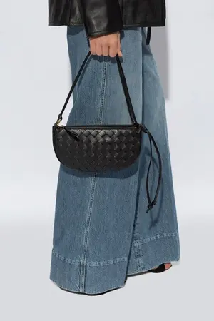 Bottega Veneta Gemelli Woven Leather Shoulder Bag