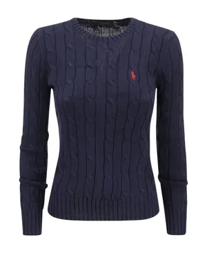 Polo Ralph Lauren Embroidered Crewneck Jumper - No