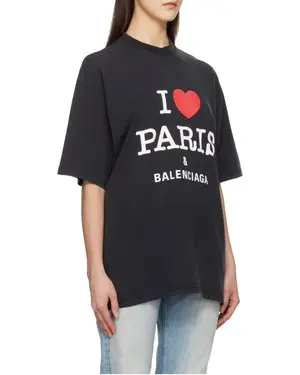 Balenciaga I Love Paris Printed T-shirt