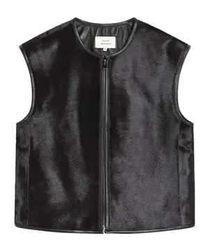 Loulou De Saison Sleeveless Gilet - Brown