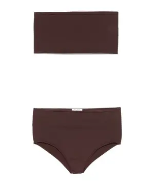Alaïa Two-piece Underwear Set - Brown