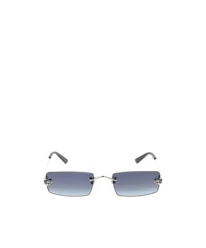 Cartier Frameless Rectangular Sunglasses - Gray