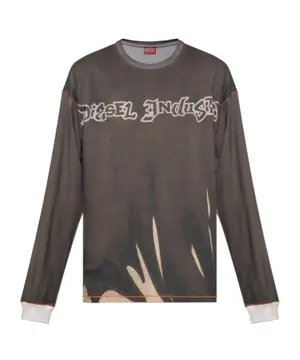 DIESEL® T-boxt-ls-show Long-sleeved T-shirt - Black