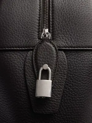 THE ROW Zippered Top Handle Bag - Black