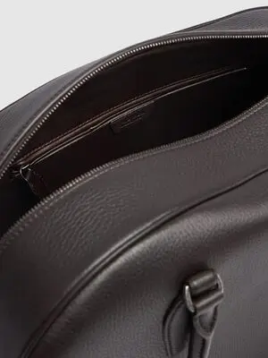 THE ROW Zippered Top Handle Bag - Black