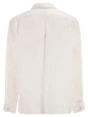 Brunello Cucinelli Crête Detailed Easy Fit Shirt